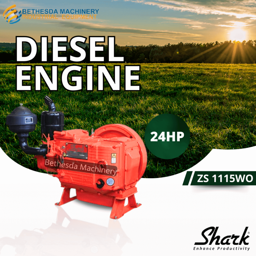 Mesin Diesel 24 HP Shark ZS 1115 WO ( tanpa tangki )