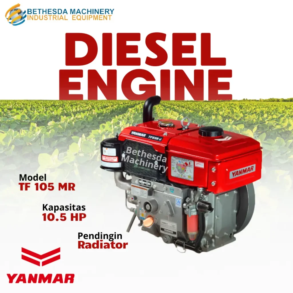 Mesin Yanmar Diesel 10.5 Hp Diesel TF 105 R-di
