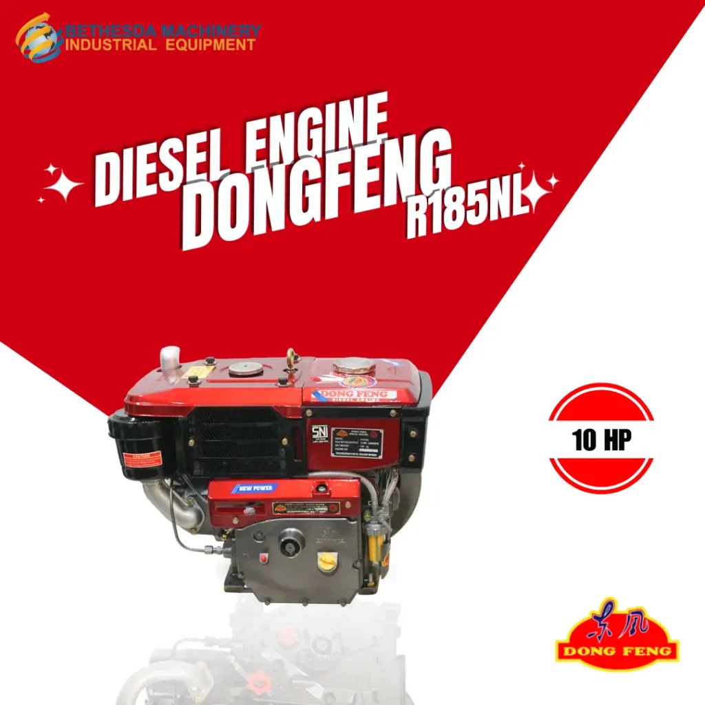 Mesin Diesel 10 HP Engine Penggerak 10 PK R 185 NL