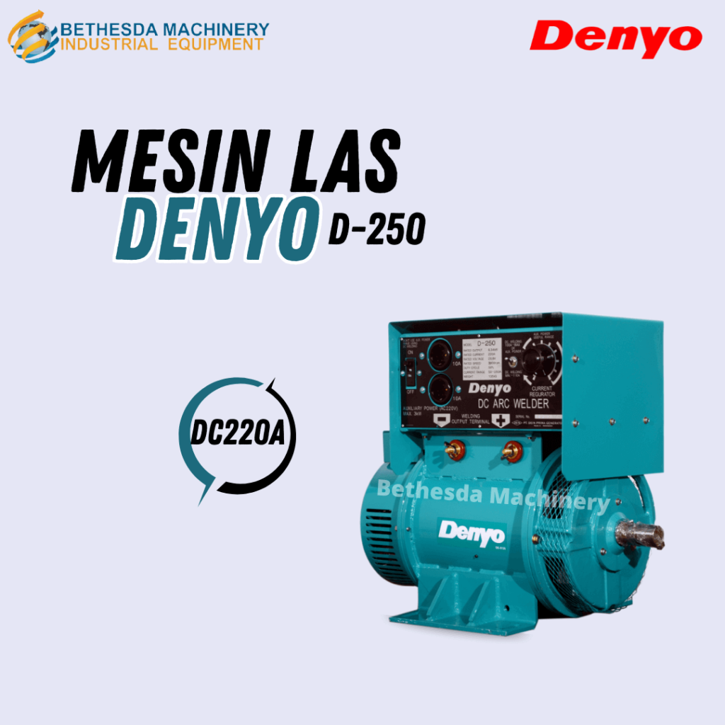 Denyo Generator Las D 250/3 Denyo Mesin Welding 1 Phase - Distributor ...